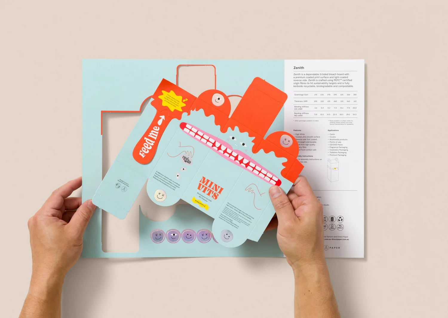 Spicers Direct Paper Packaging Promotion — Contain