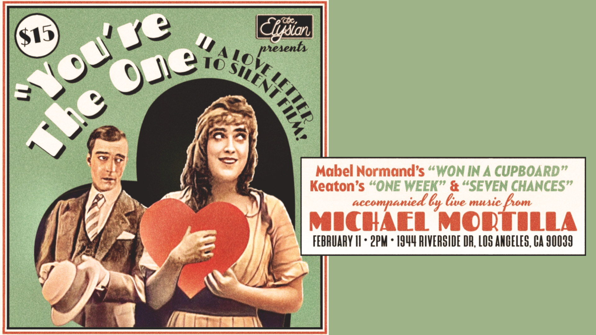 A Love Letter To Silent Film! “You’re The One” — The Elysian