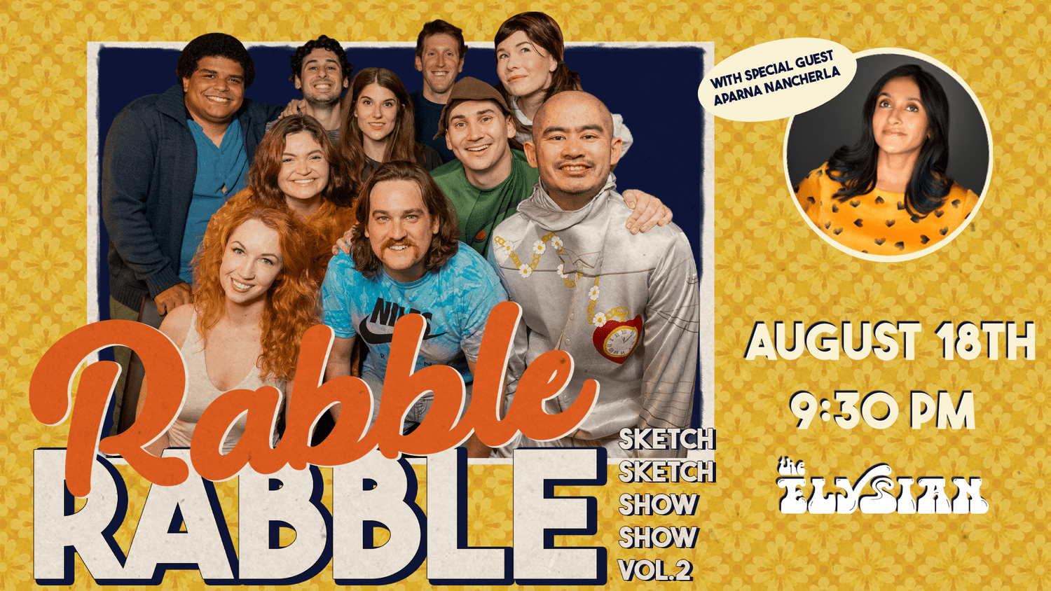 *Sold Out* Rabble Rabble: Sketch Sketch Show Show — The Elysian