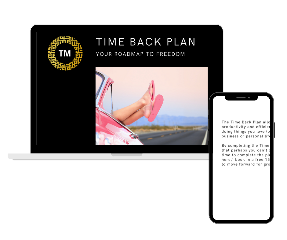 Free Resource: Time Back Plan — Tracey Mathers