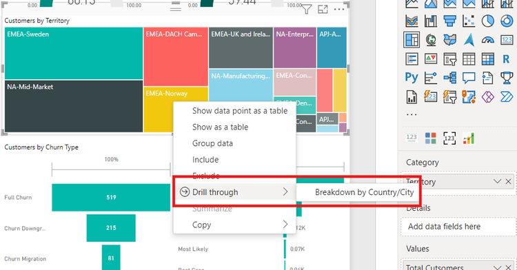 How to Create a Drill-through in Power BI — CaseWhen BI Consulting