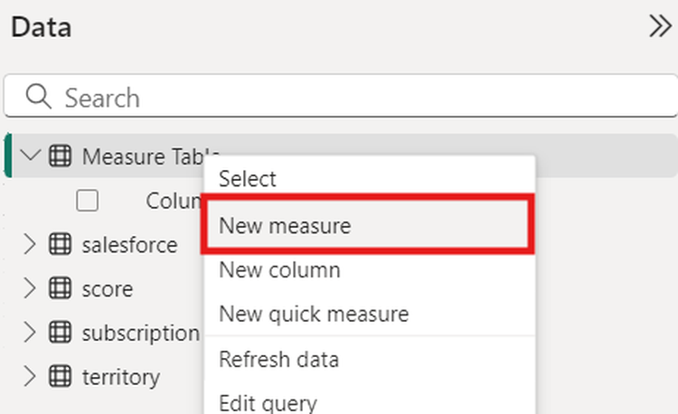 How To Create A Measures Table In Power BI — CaseWhen BI Consulting