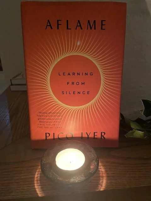 Aflame: Learning from Silence by Pico Iyer — BookShelfDiscovery