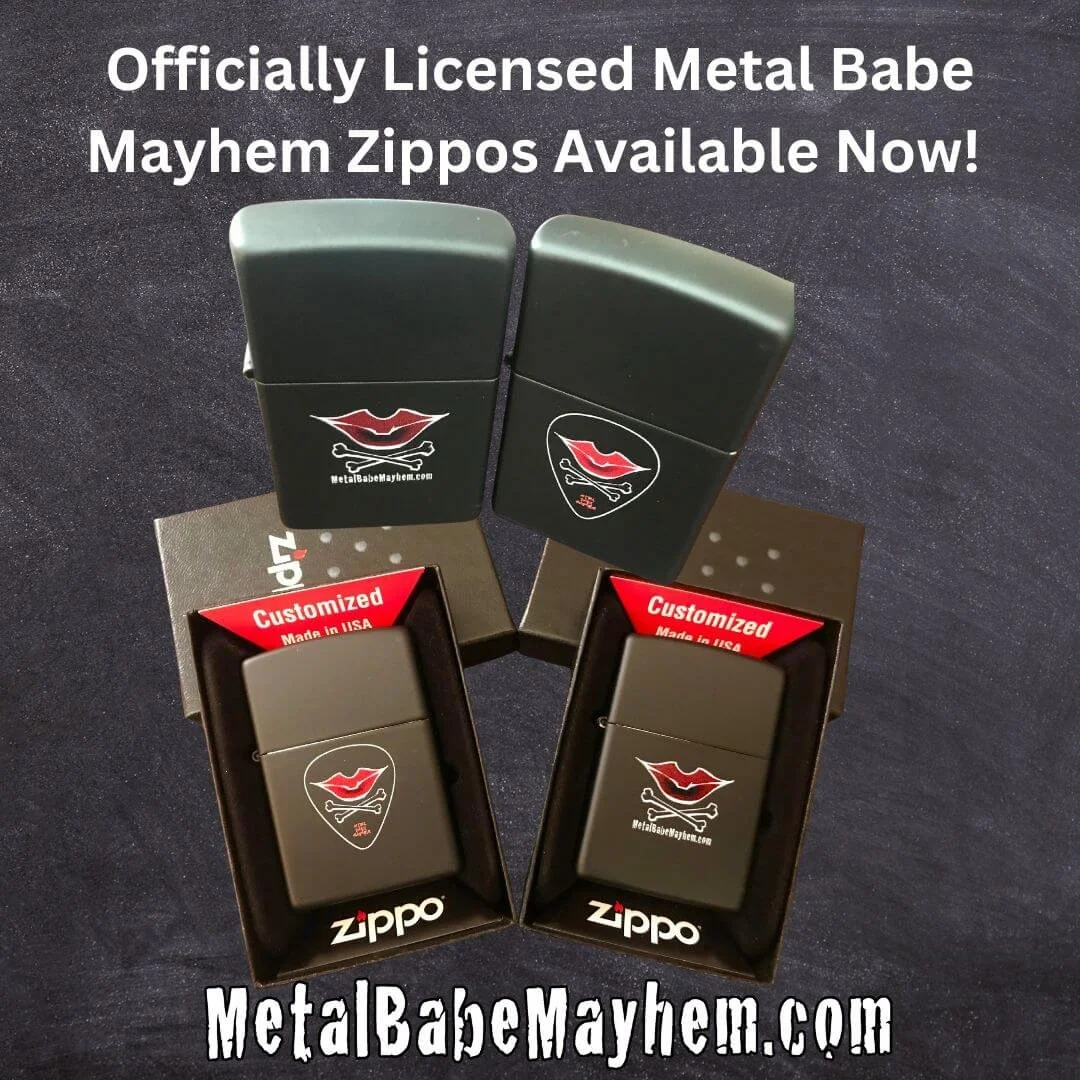 Pick Me! Zippo — Metal Babe Mayhem