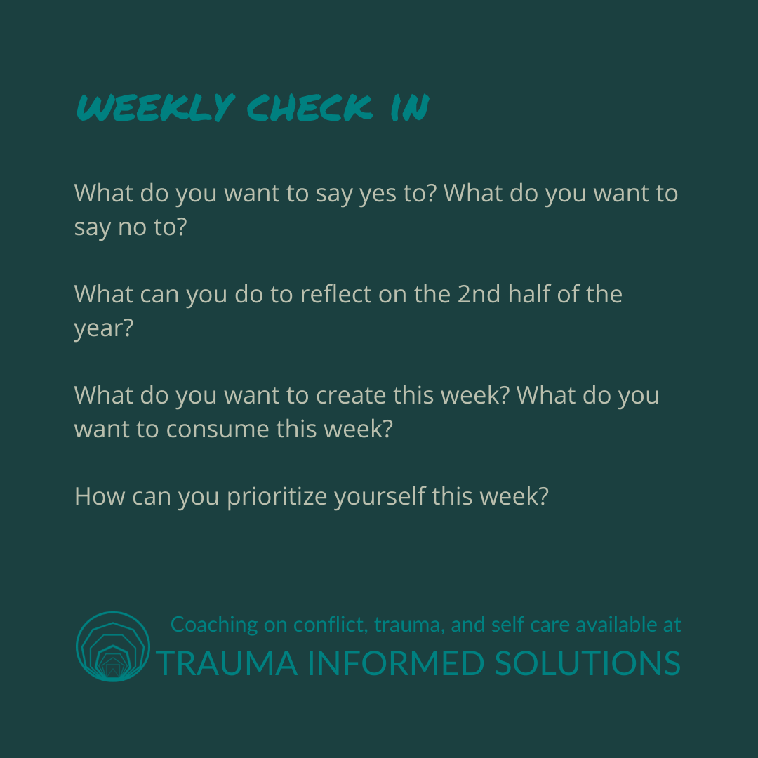 7/4/2022 Weekly Check In — Trauma Informed Solutions