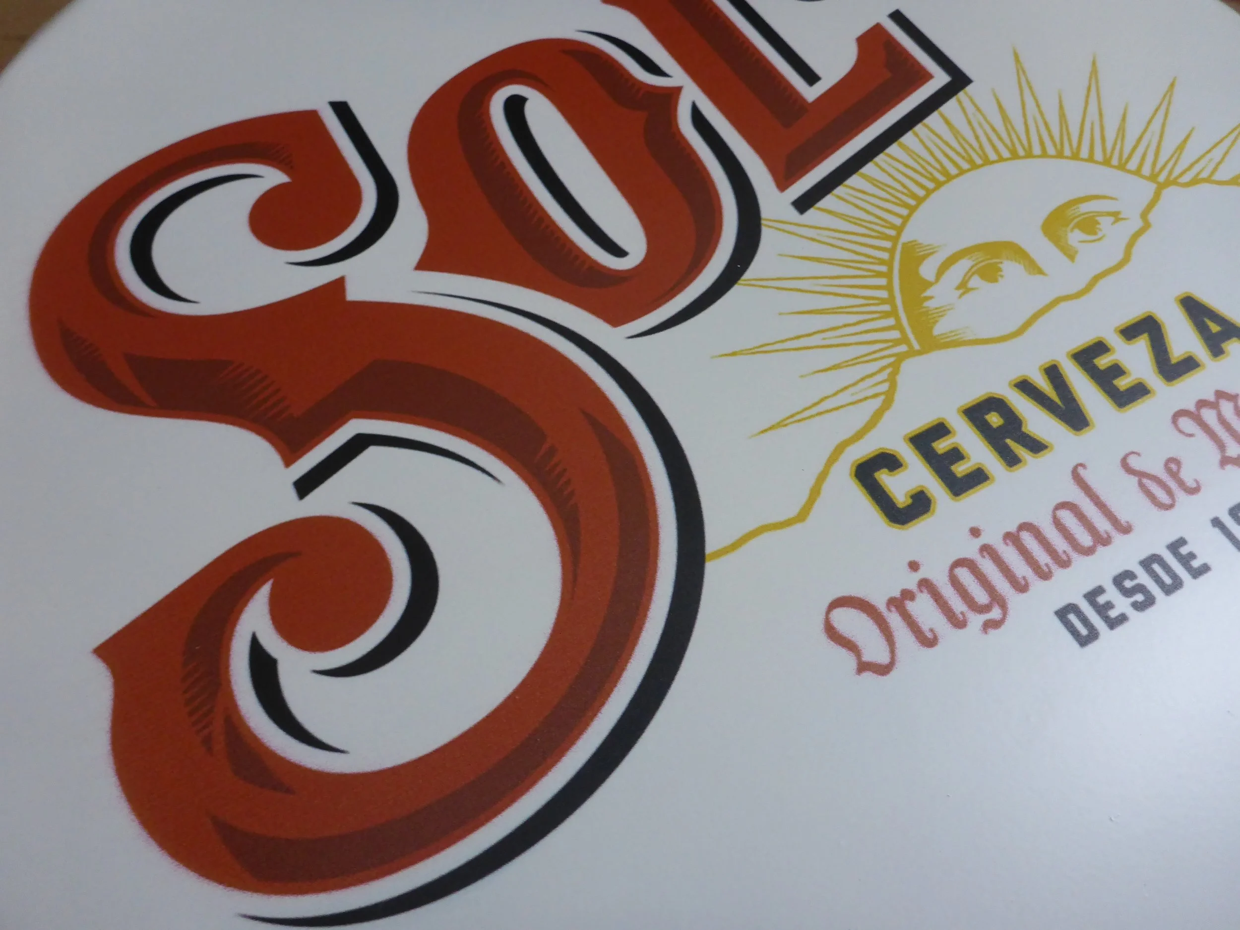 Vintage Retro Wall Display Sign Metal Bottle Top - Sol Cerveza — GatleyGirl