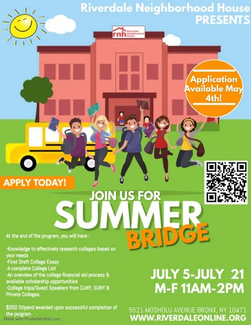 Summer Bridge Program Applications are opening May 4th! — RNH