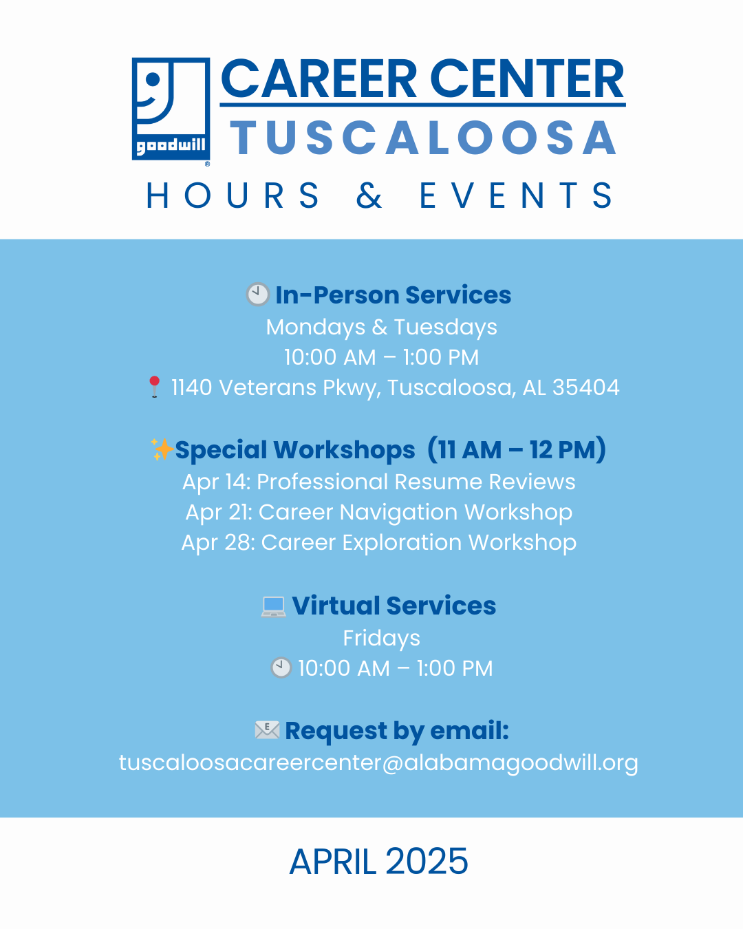 Career Center — Alabama Goodwill Industries