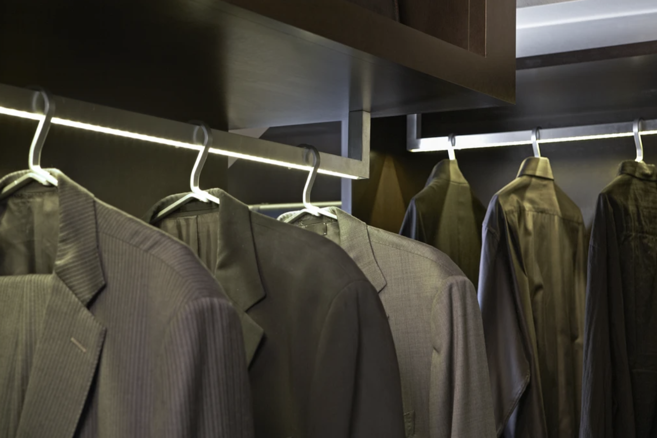 LED HANGING RODS — LA Closet Design