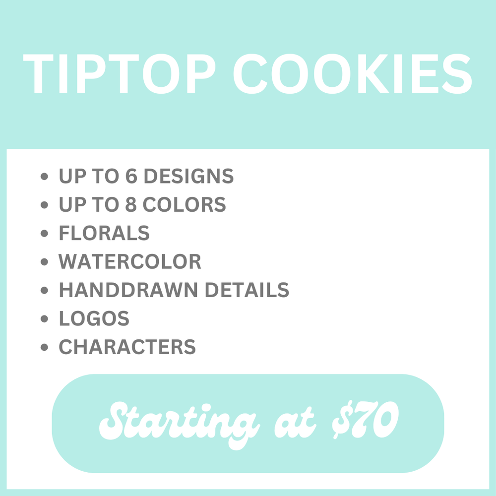 Order custom cookies — Heart and Whisk Bakery