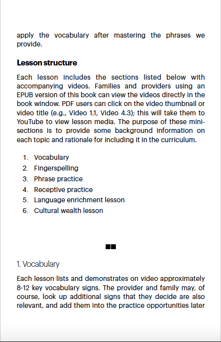 Electronic Learning Bundle — ASL at Home