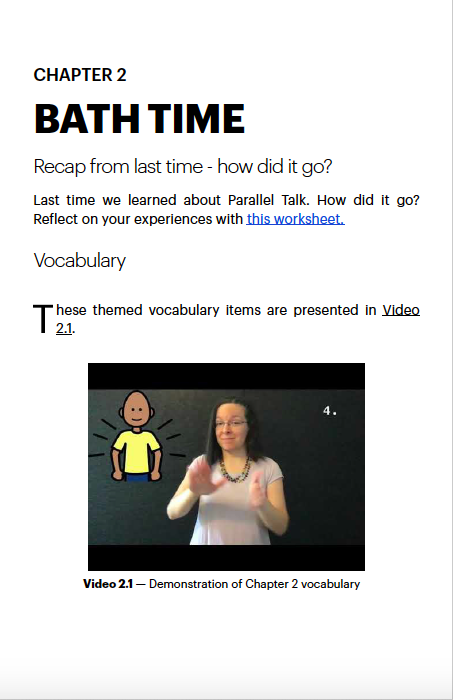 Electronic Learning Bundle — ASL at Home