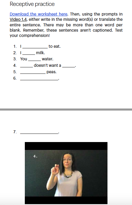 "ASL at Home: A Family Curriculum, 2nd Edition" - 1 PDF Digital License ...