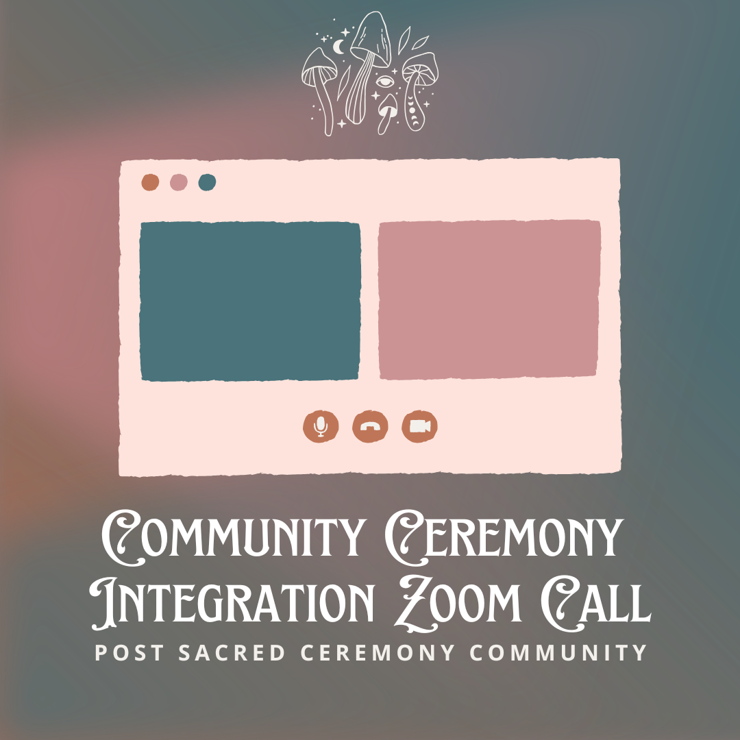 Community Ceremony Integration Zoom Call with Jules — Soul Vision ...