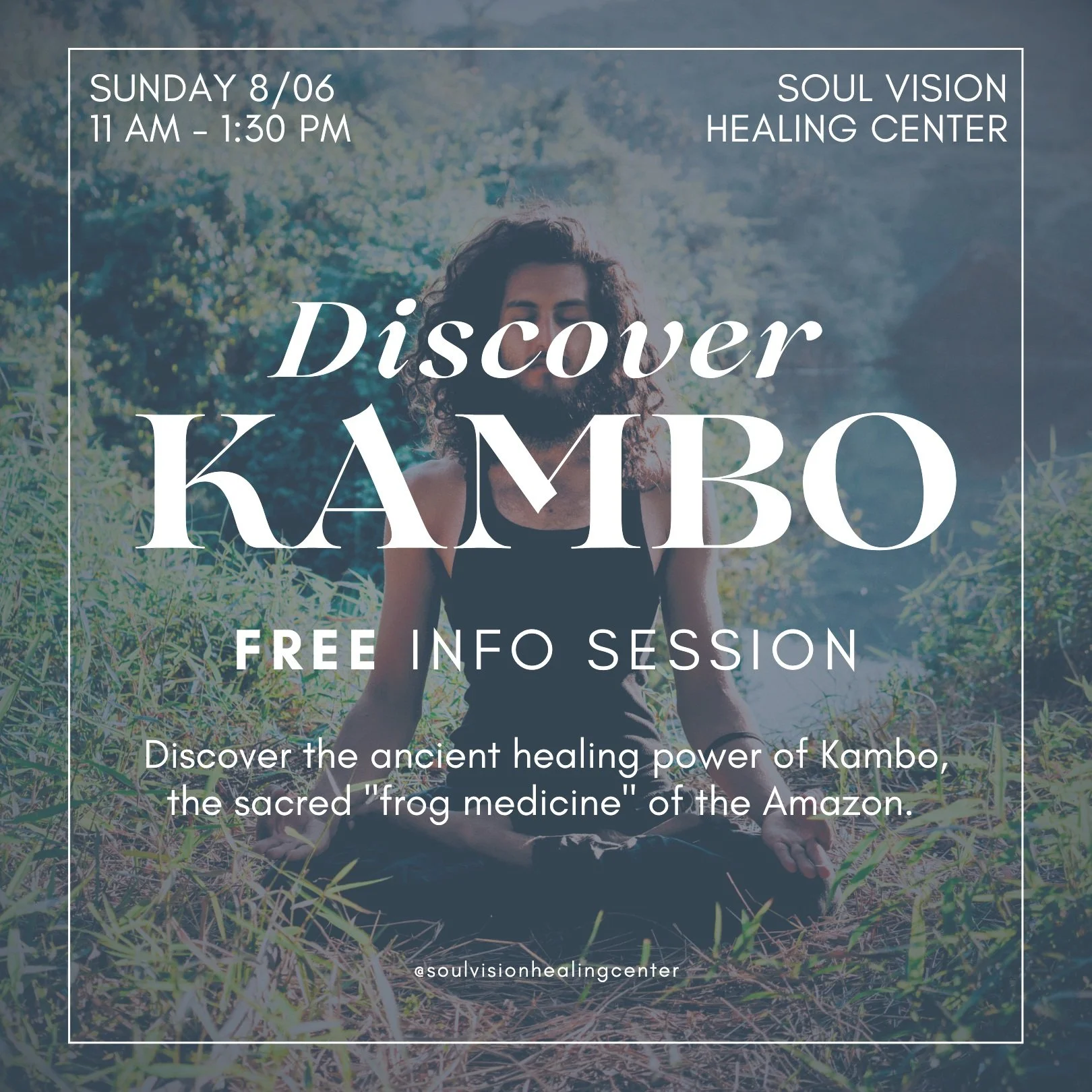 Discover Kambo: Free Info Session — Soul Vision Healing Center