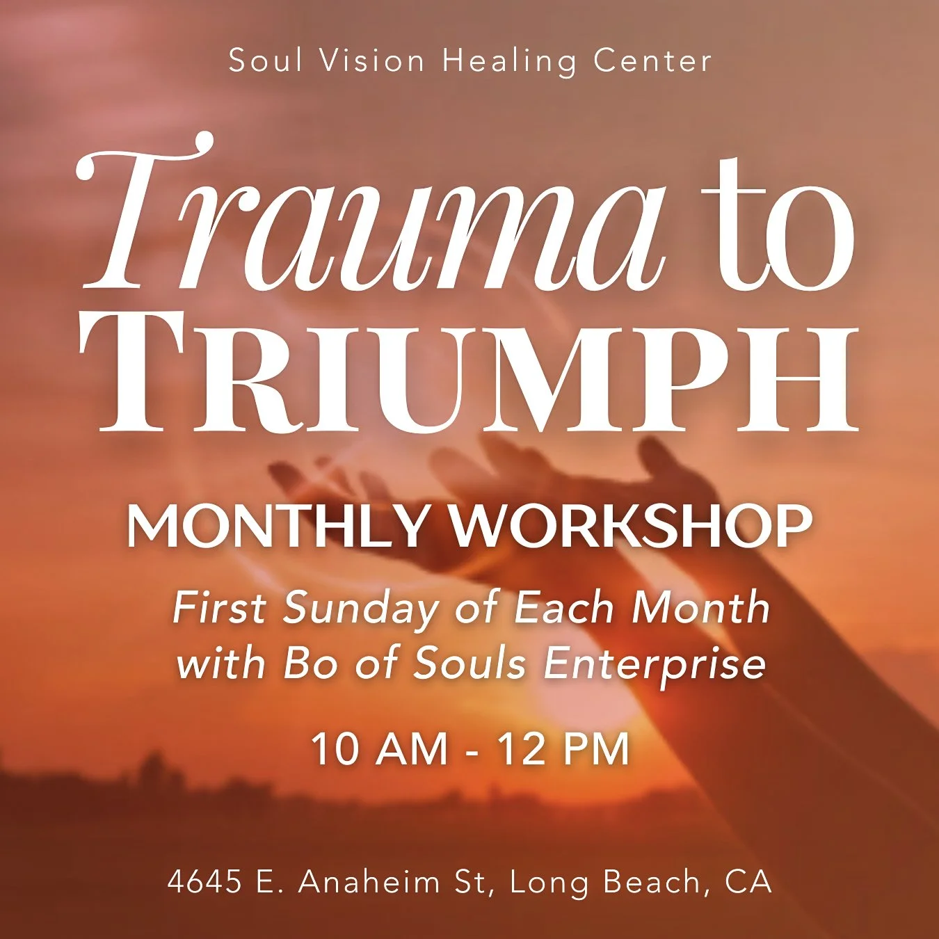Trauma to Triumph - Monthly Workshop in Long Beach, CA - Moving Beyond ...