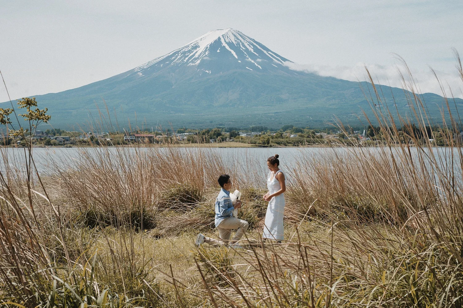 Proposal in Mt Fuji - Kawaguchiko — Thierry Gibralta