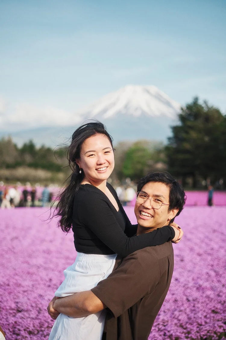 A Proposal Among Mt. Fuji Views and Pink Blossom Dreams — Thierry Gibralta