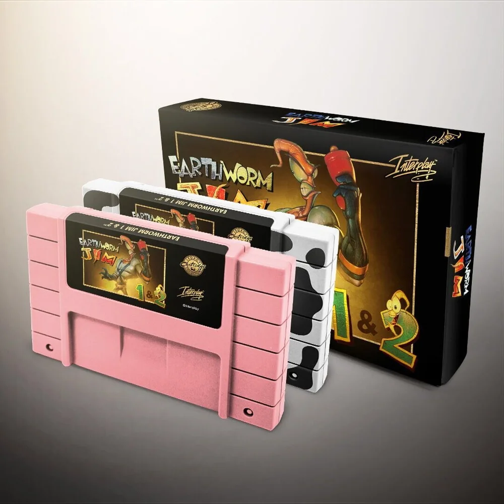 Earthworm Jim Getting New SNES Double Rom Cart from iam8bit — Forever ...