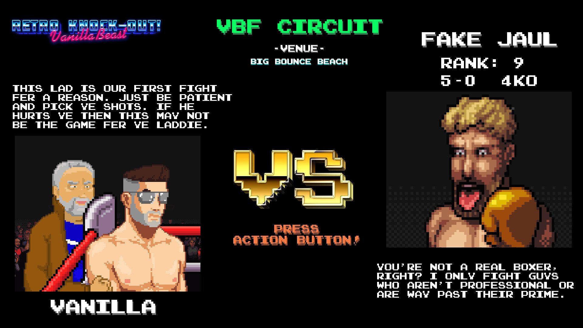 Inspired by Classics and 80s/90s Pop Culture, VanillaBeast: Retro Knock-Out! Enters the Ring in ...
