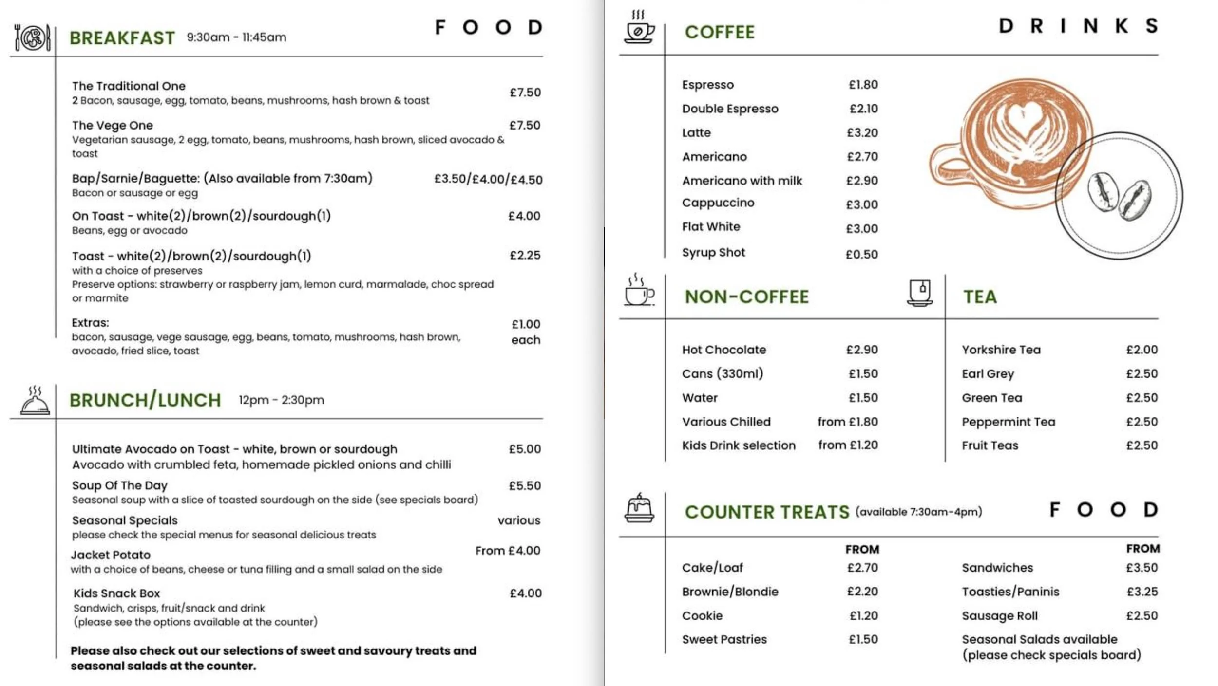 Menus — The Station at Hollingbourne
