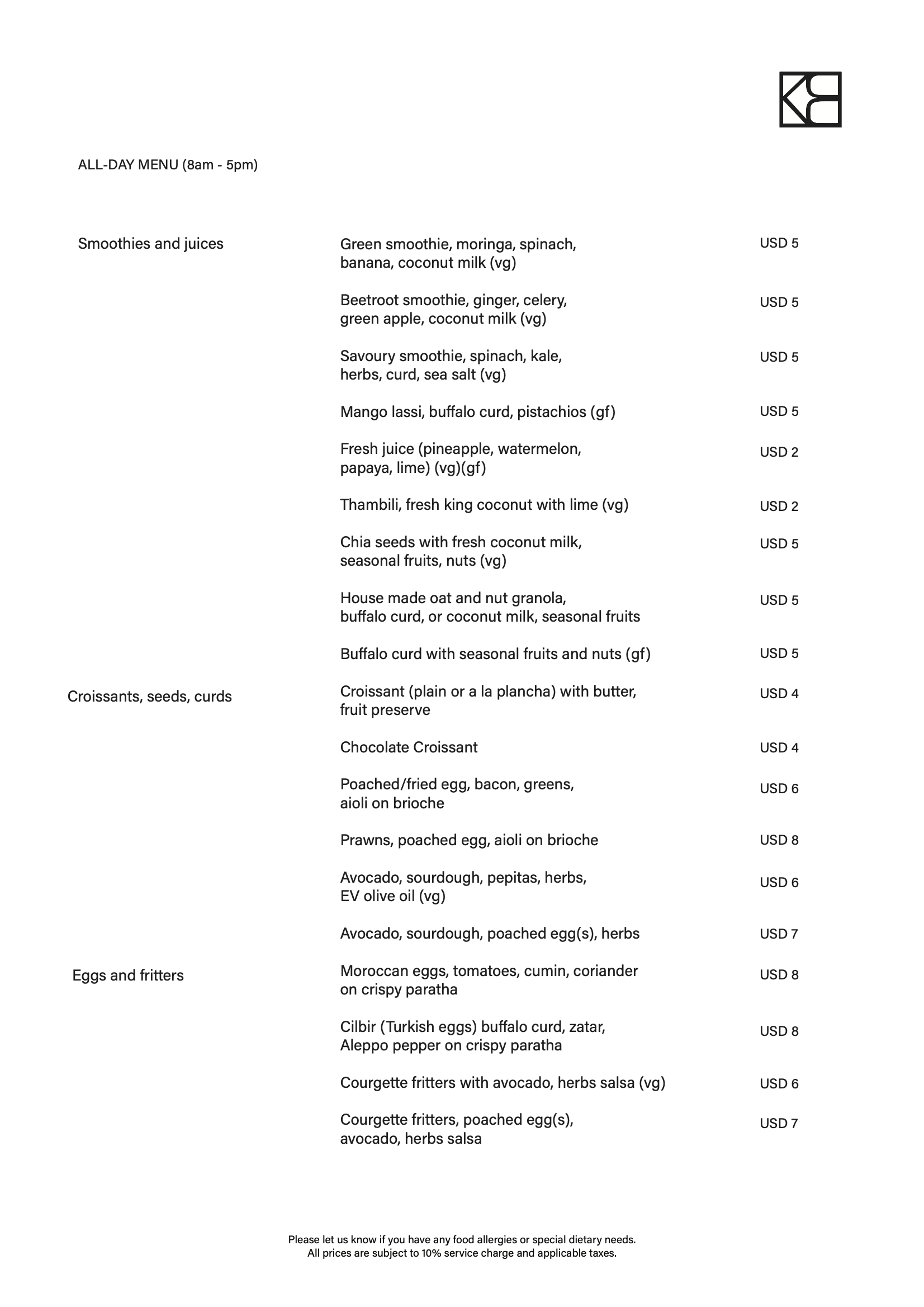 Menu 1 — Kurulu Bay