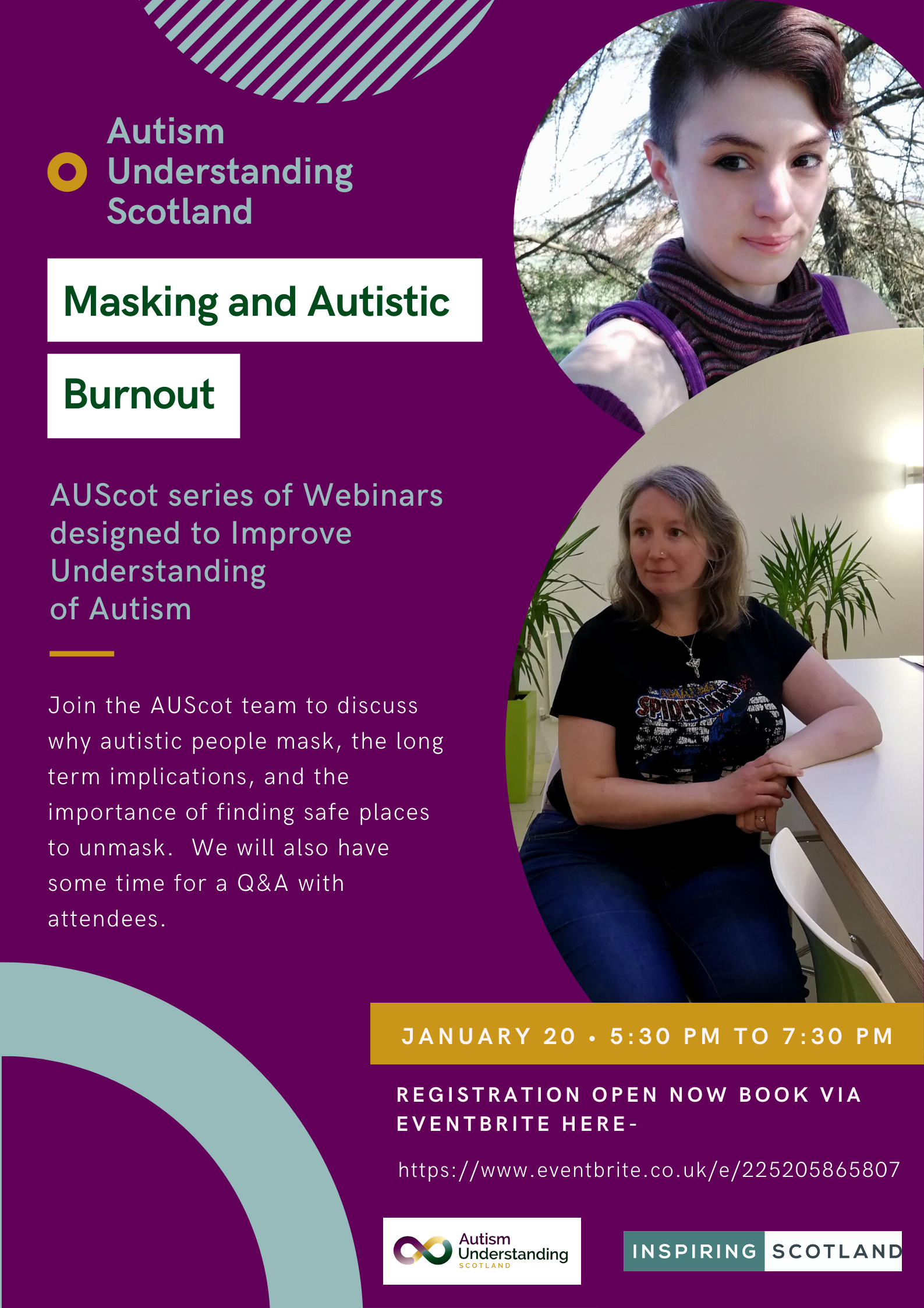 Masking and Autistic Burnout Webinar — Autism Understanding Scotland Masking and Autistic Burnout Webinar — Autism Understanding Scotland