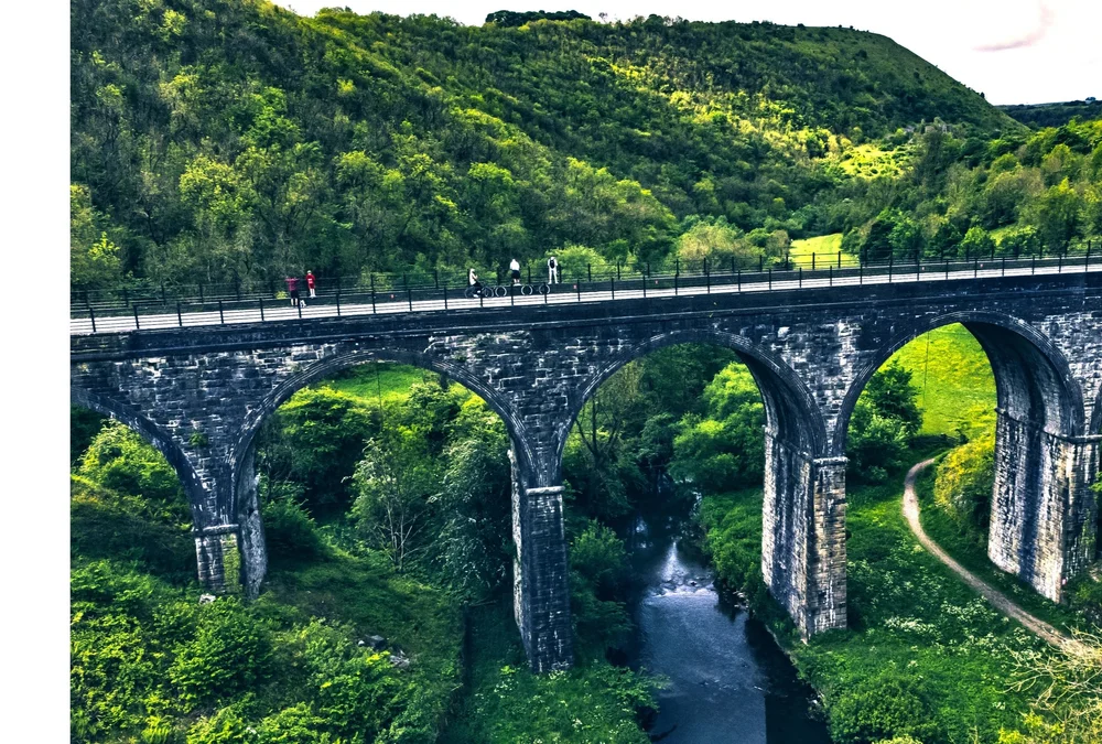 Peak District Best Abseil - Millers Dale Viaduct — Peak Lines