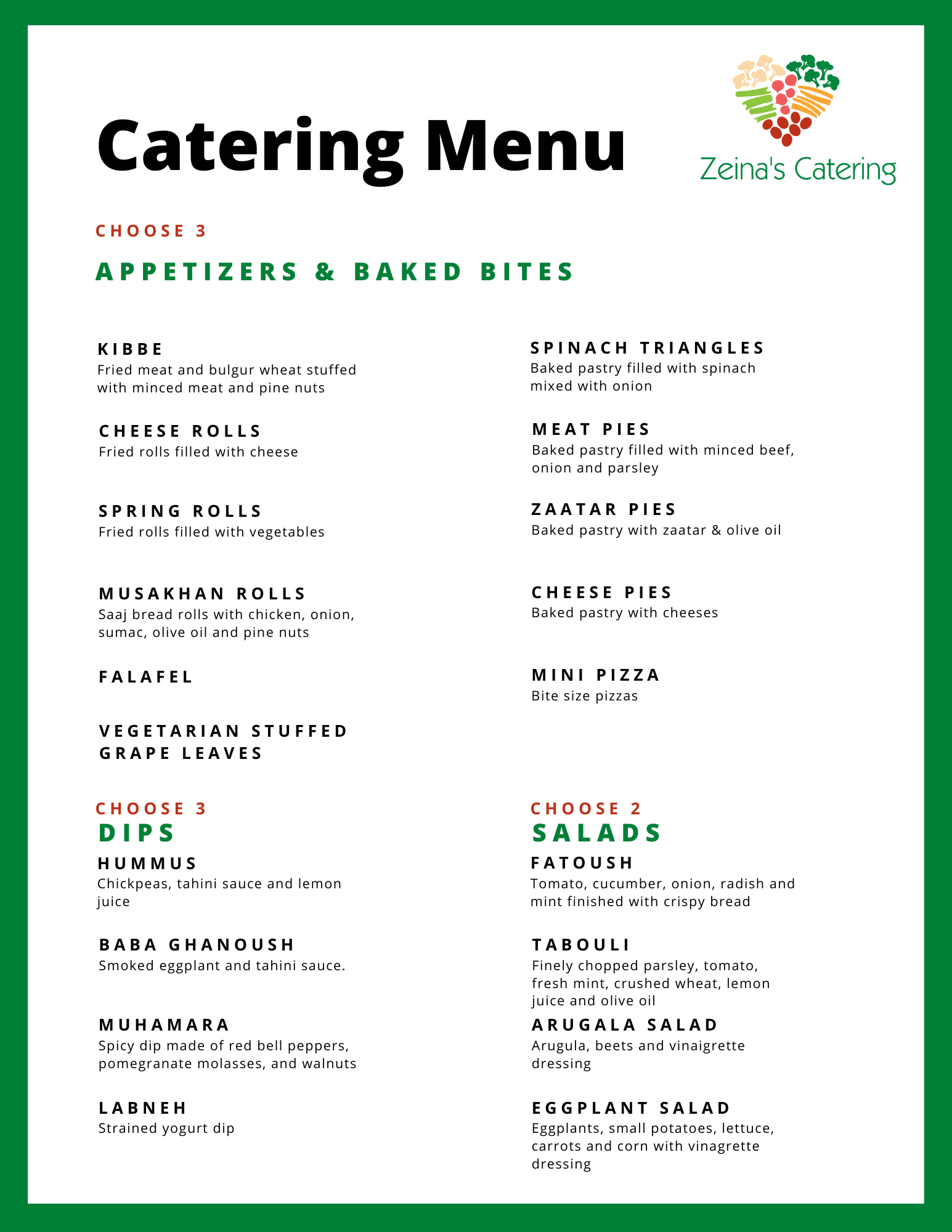 Zeina's Catering
