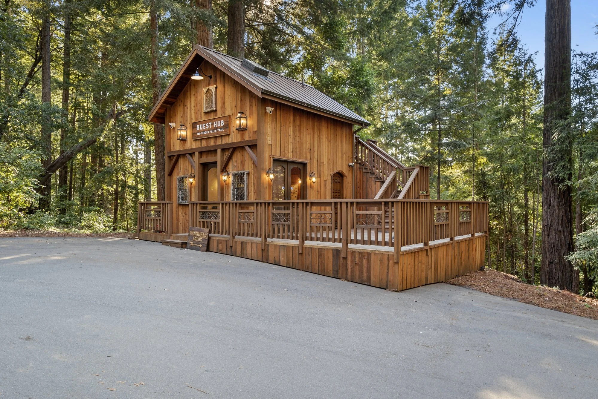 Guest Hub — Waterfall Lodge + Retreat