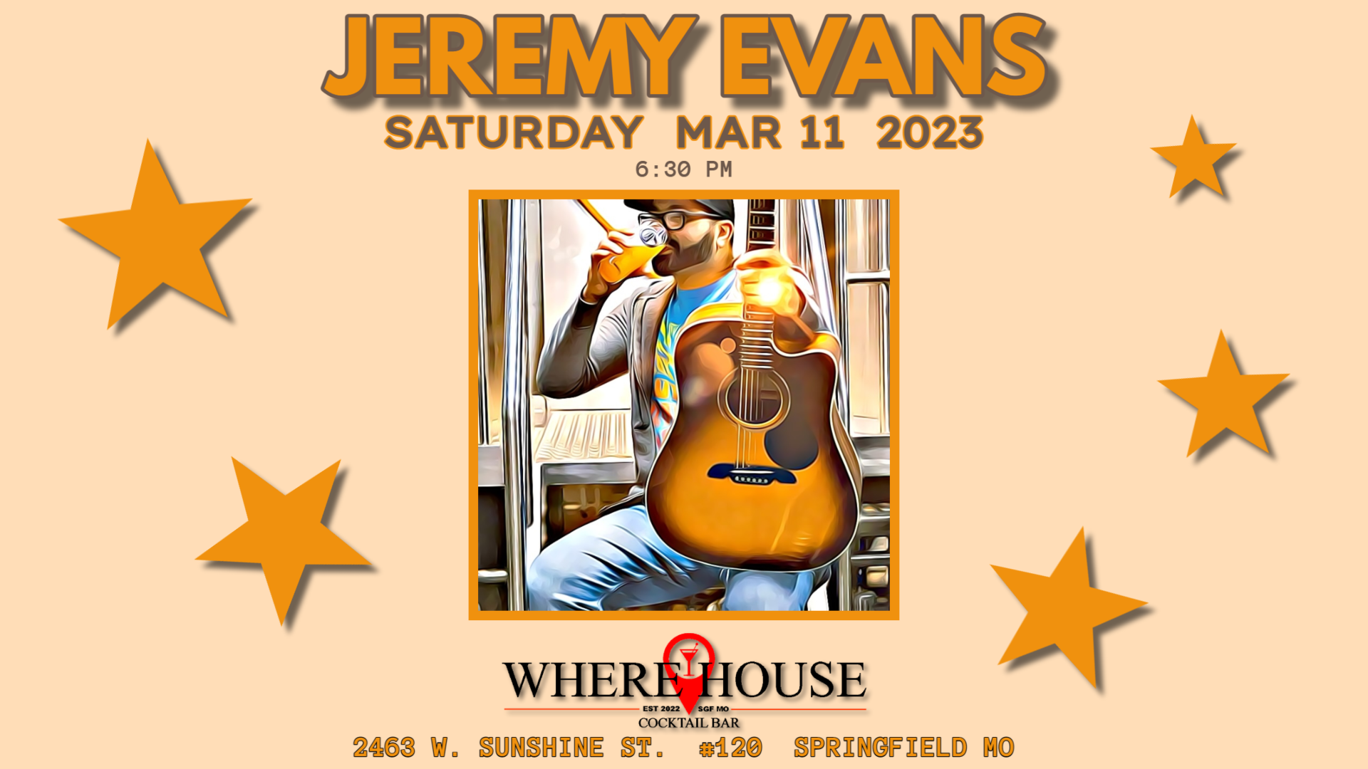 EVENTS CALENDAR — WHERE HOUSE BAR SPRINGFIELD MO