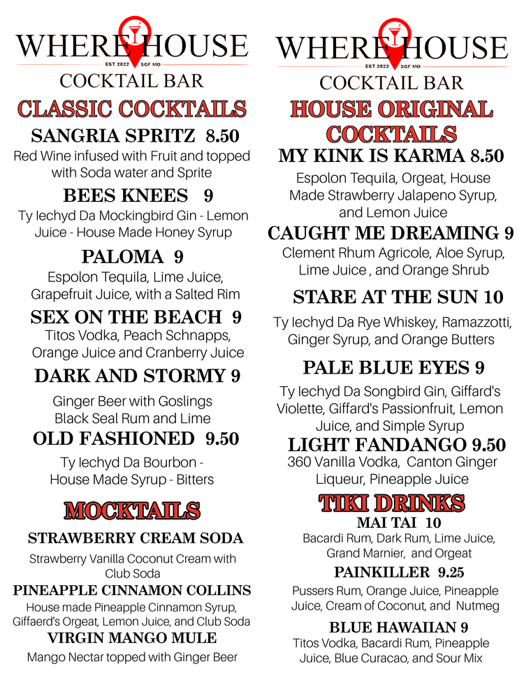 WHERE HOUSE BAR SPRINGFIELD MO