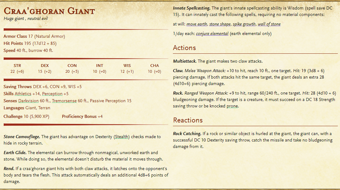 5 New Stone Giant Statblocks for DnD 5e — Empty Hexes: 5e Content for DMs