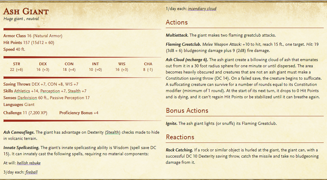 5 New Stone Giant Statblocks for DnD 5e — Empty Hexes: 5e Content for DMs