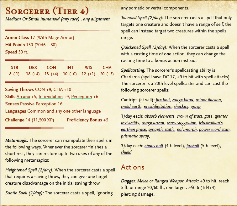 Sorcerers NPCs How To Use Them For EVERY Tier Of Play Empty Hexes
