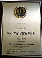 Awards — Lions NSW-ACT Sight & Health