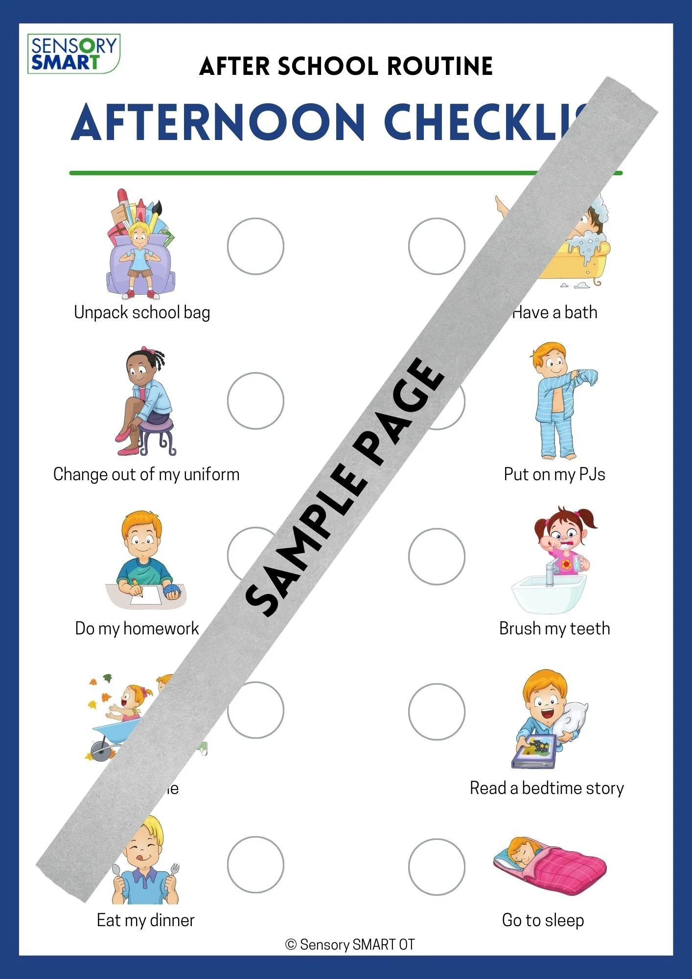 "My New Goals!" – Goal-Setting Template for Kids — Sensory Smart ...