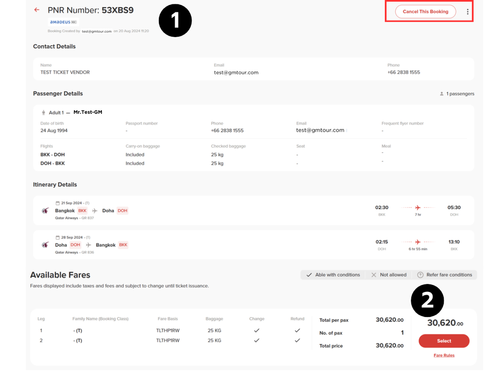 How to Issue NDC - GM — GM Tour & Travel
