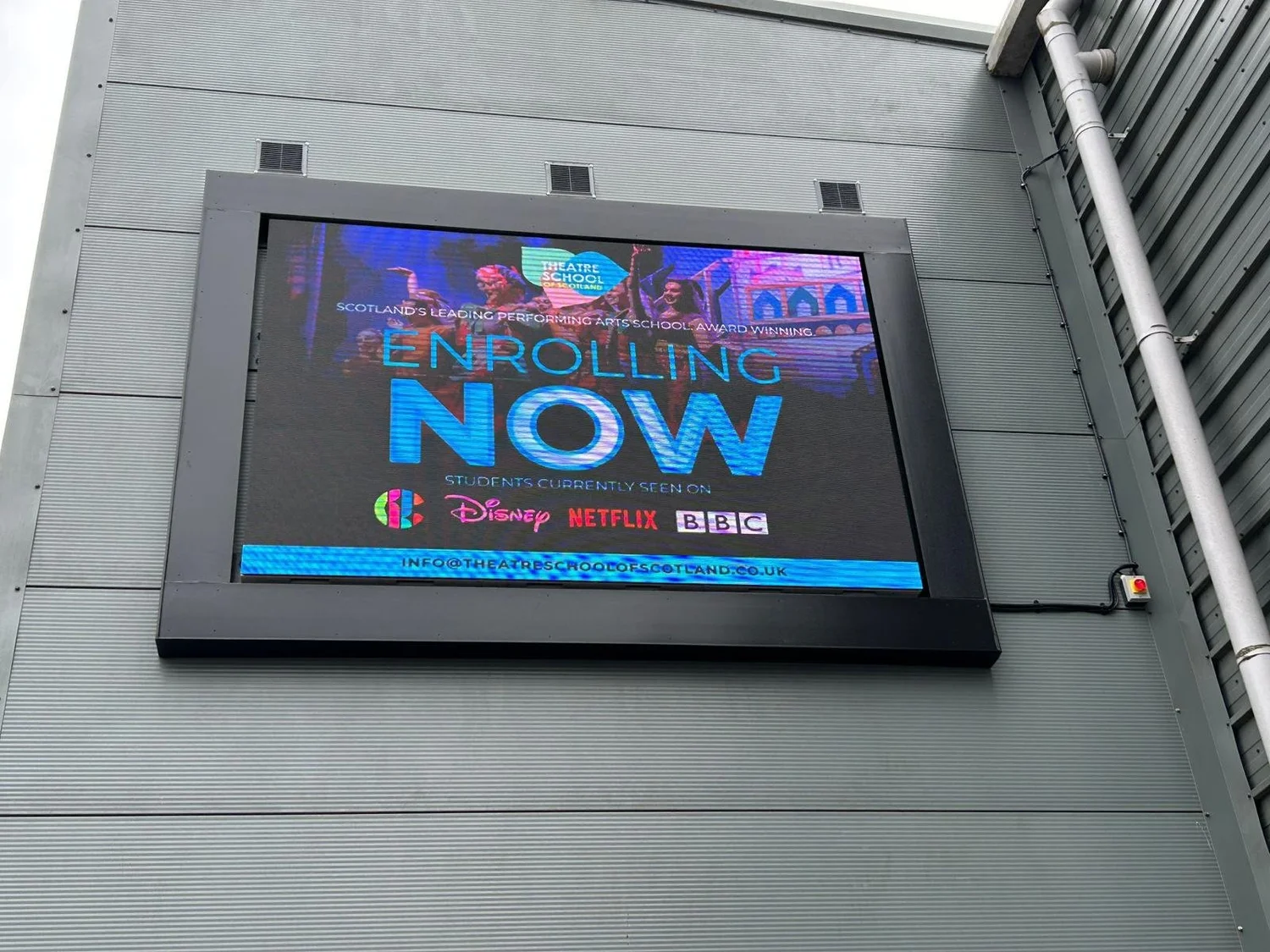 St. Mirren Stadium Digital Screen — A&M Advertising