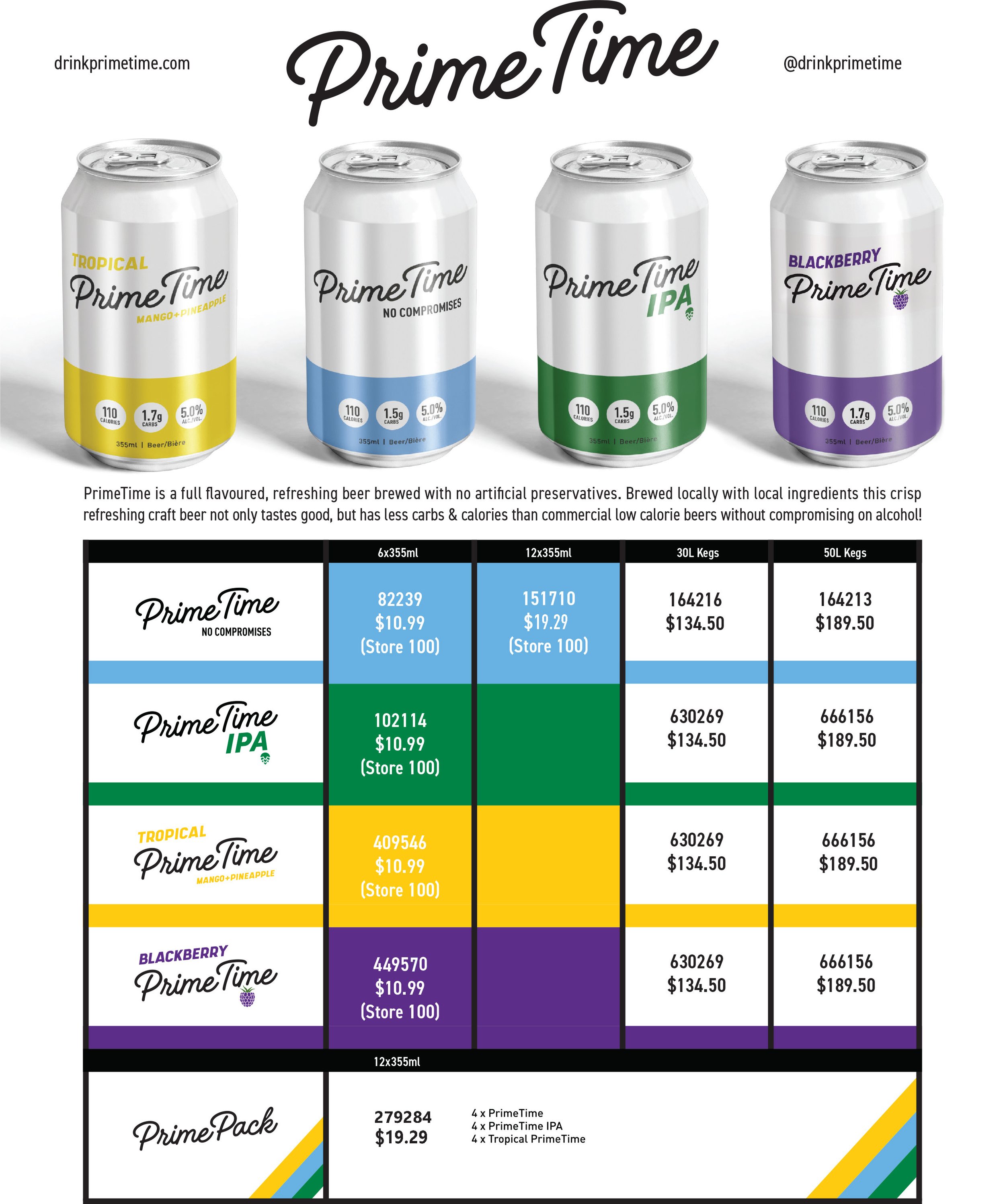 Sell Sheet — Bridge Brewing Co.