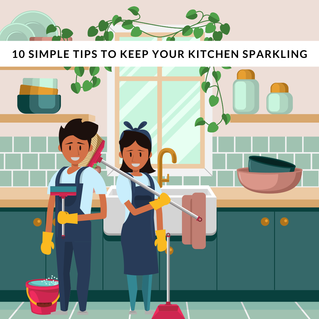 10 Simple Tips to Keep Your Kitchen Sparkling — Integrated Cleaning ...