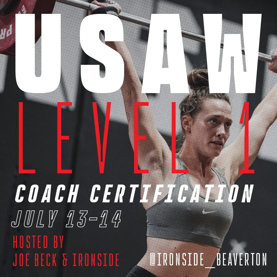 Upcoming Events | IRONSIDE TRAINING GYM