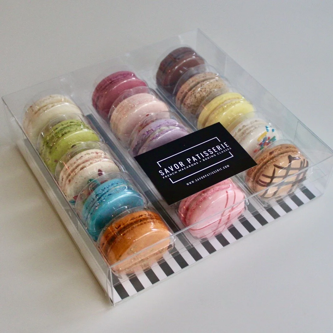 Macaron Boxes — SAVOR PATISSERIE