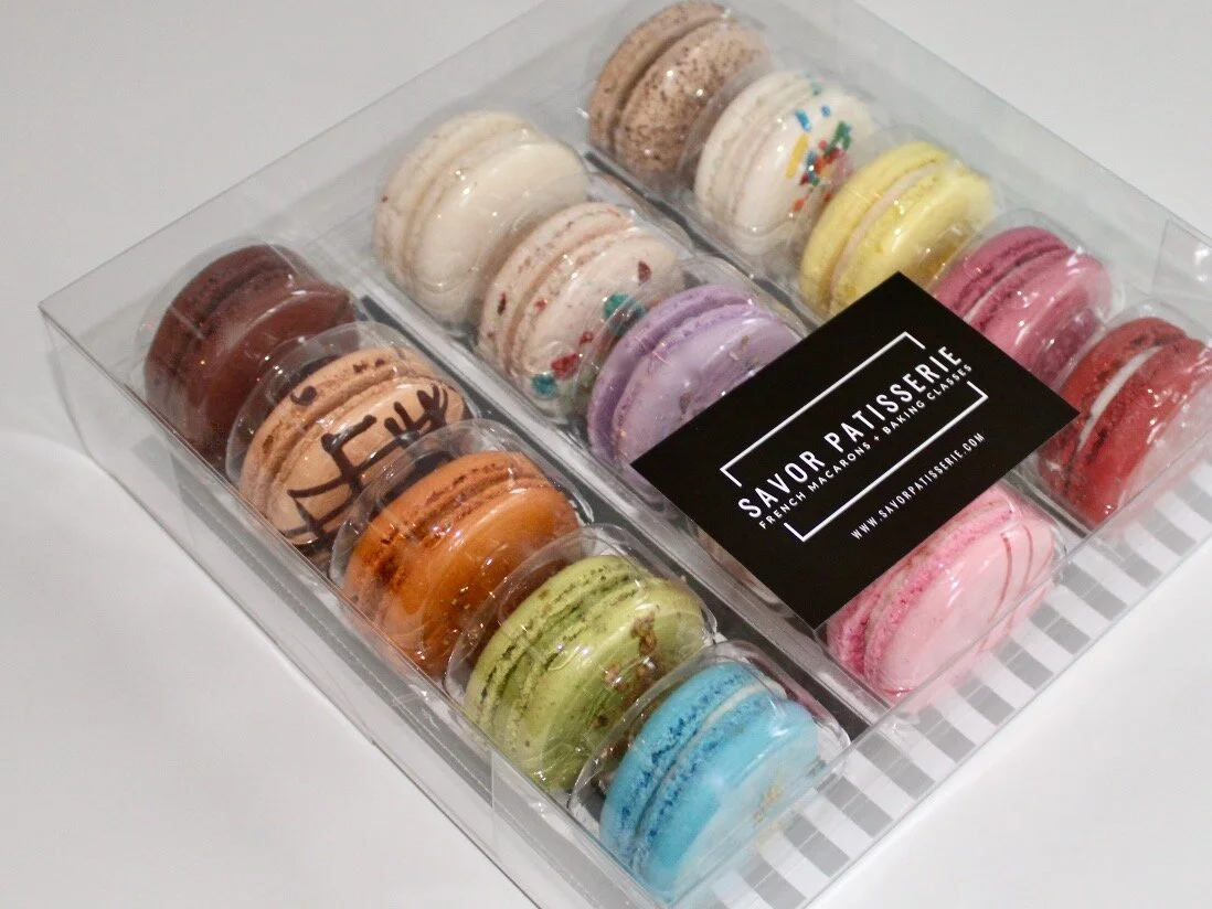 Macaron Boxes — SAVOR PATISSERIE