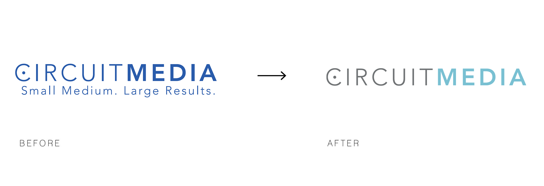 Logos Before and After — Shelby Rasmussen Design LLC