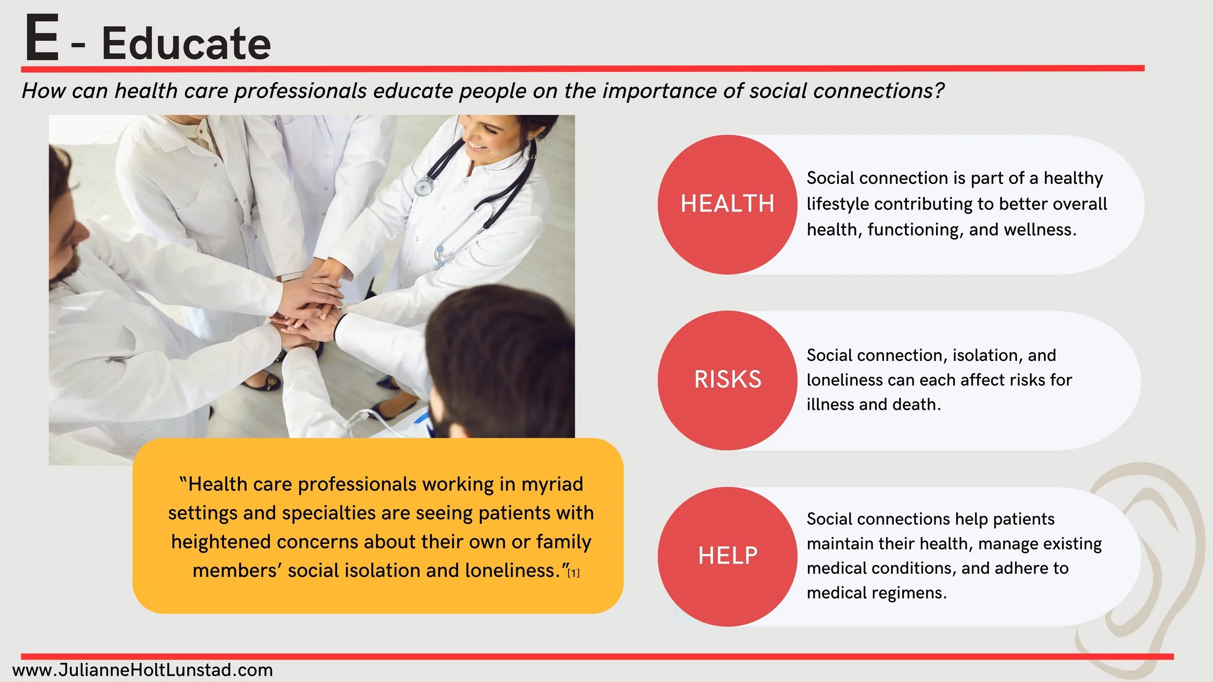 General 4 — Dr. Julianne Holt-Lunstad