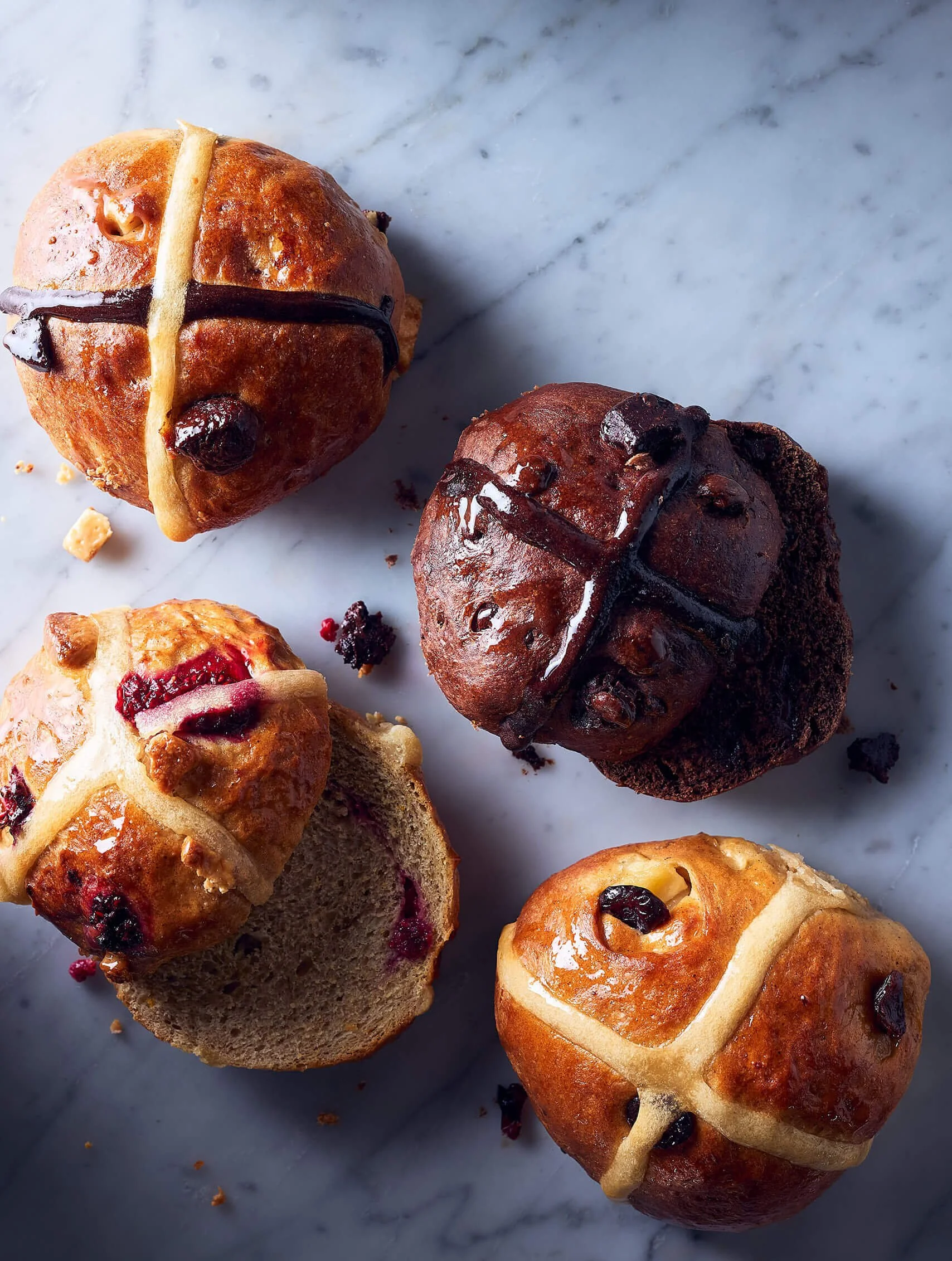 Woolworths Hot Cross Buns — Georgina Ropiha Food Stylist