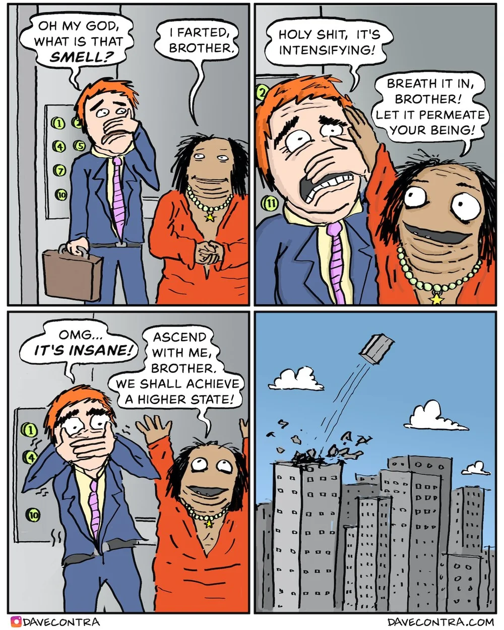 ELEVATOR FART — DAVE CONTRA