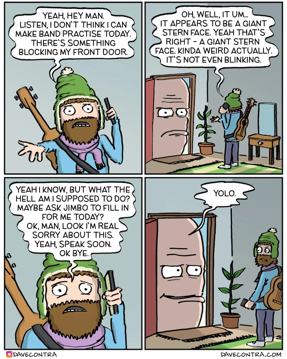 Stern Look Cartoon