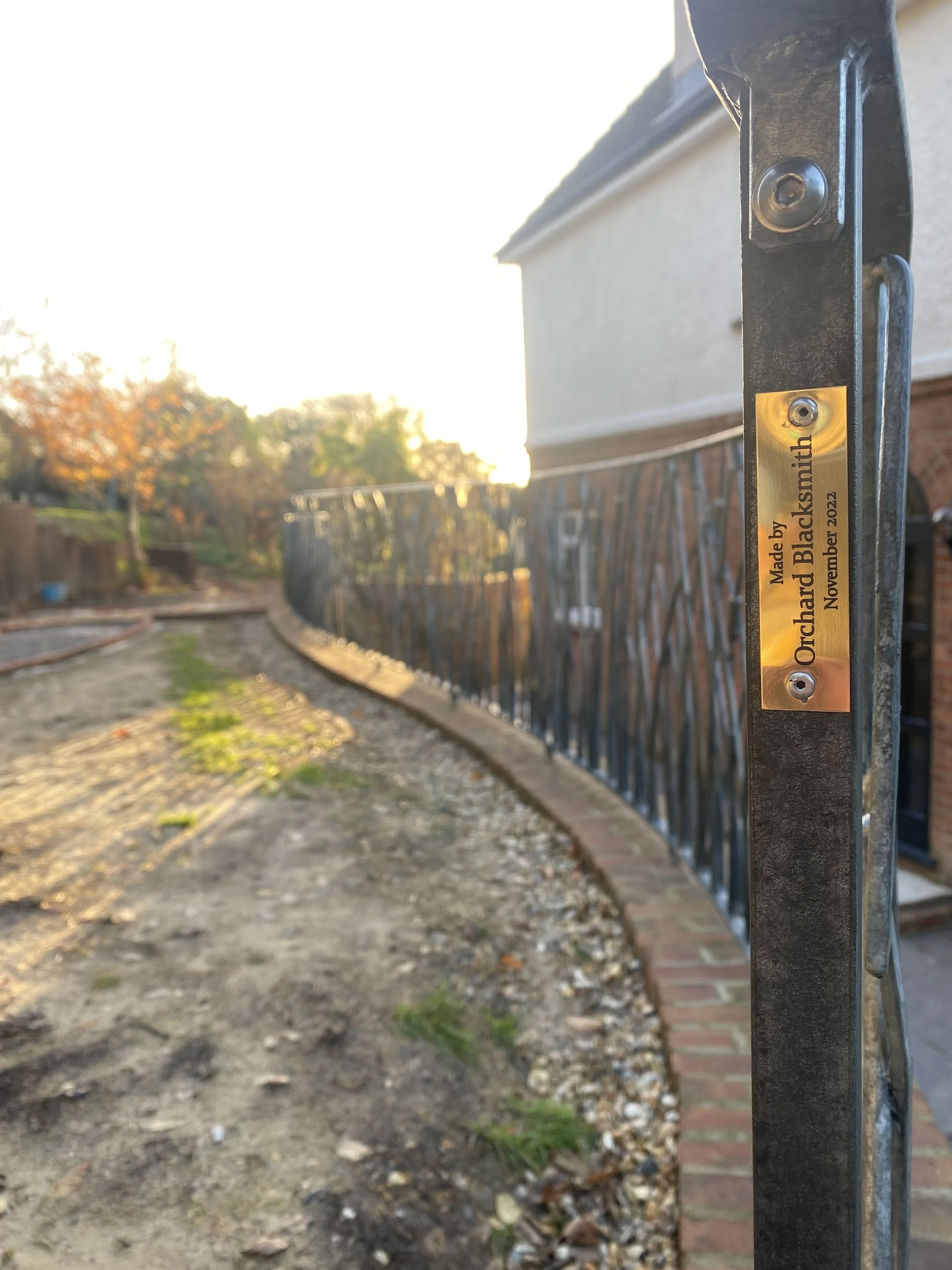 Orchard Blacksmith - Driveway Gates